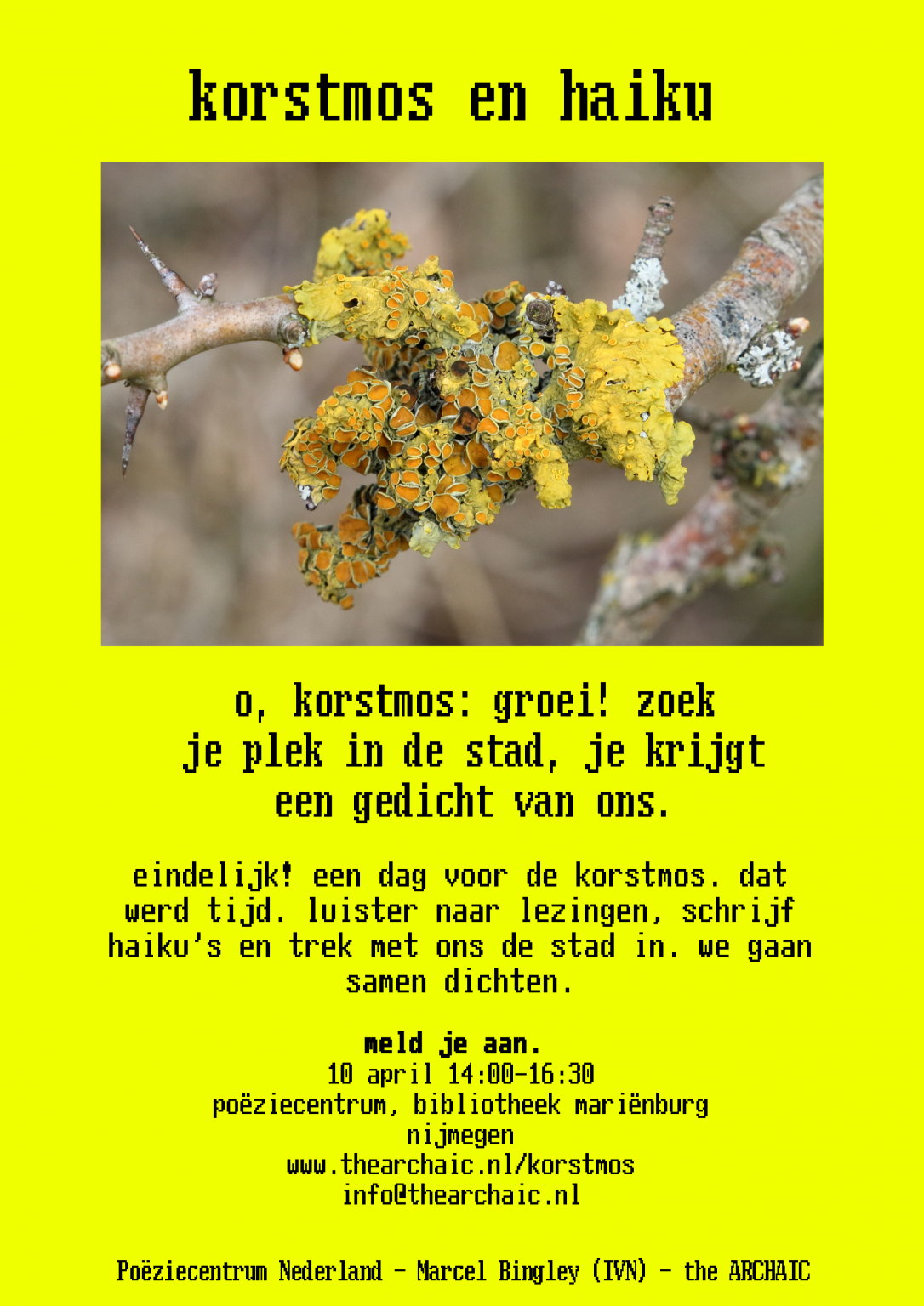 Workshop: Korstmos & Haiku - The ARCHAIC